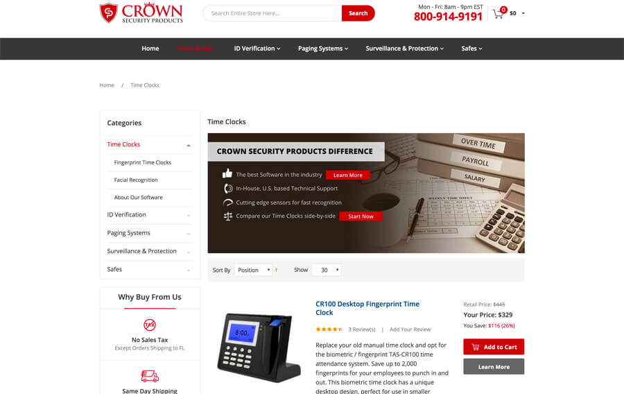 Crown Security Products - Absolute Web